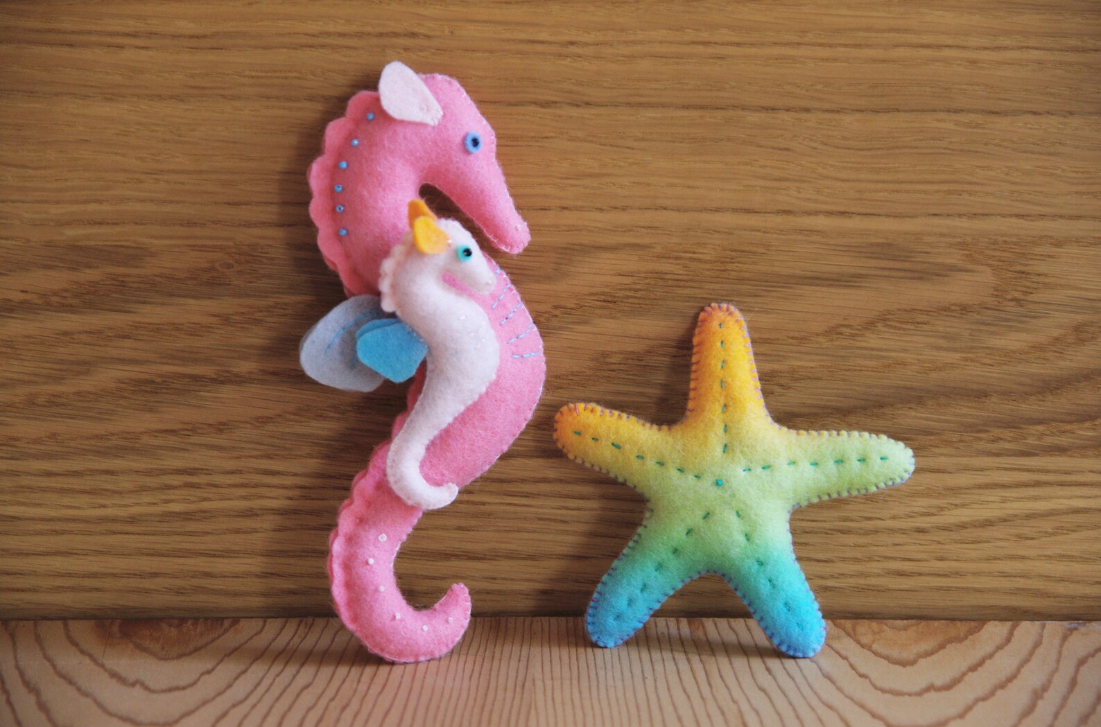 Felt Reef Creatures Sewing Pattern Pdfs Bundle - 4x Sewing Patterns for ...