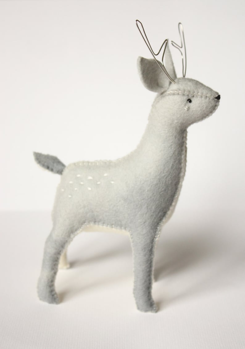 Felt Deer Doe or Stag Sewing Pattern for Christmas PDF | Etsy