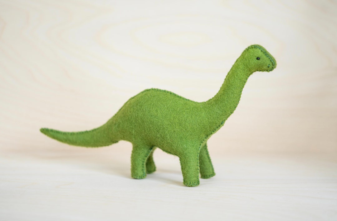 Felt Dinosaur Brontosaurus Soft Toy Sculpture Sewing Pattern PDF ...