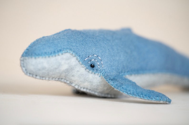 Felt Humpback Whale Sewing Patterns Felt Whale PDF Sewing - Etsy UK