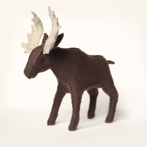 Felt Moose Felt Animal Sewing Pattern - PDF Pattern - Etsy