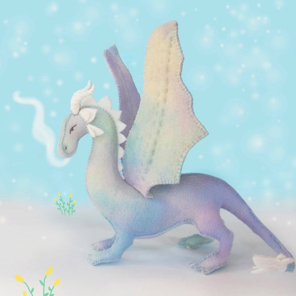 Felt Dragon - Etsy