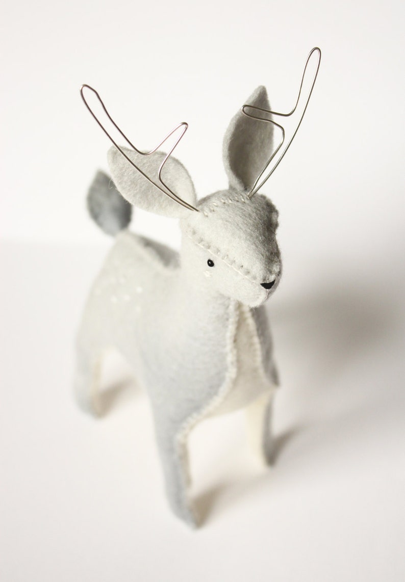 Felt Deer Doe or Stag Sewing Pattern for Christmas PDF - Etsy