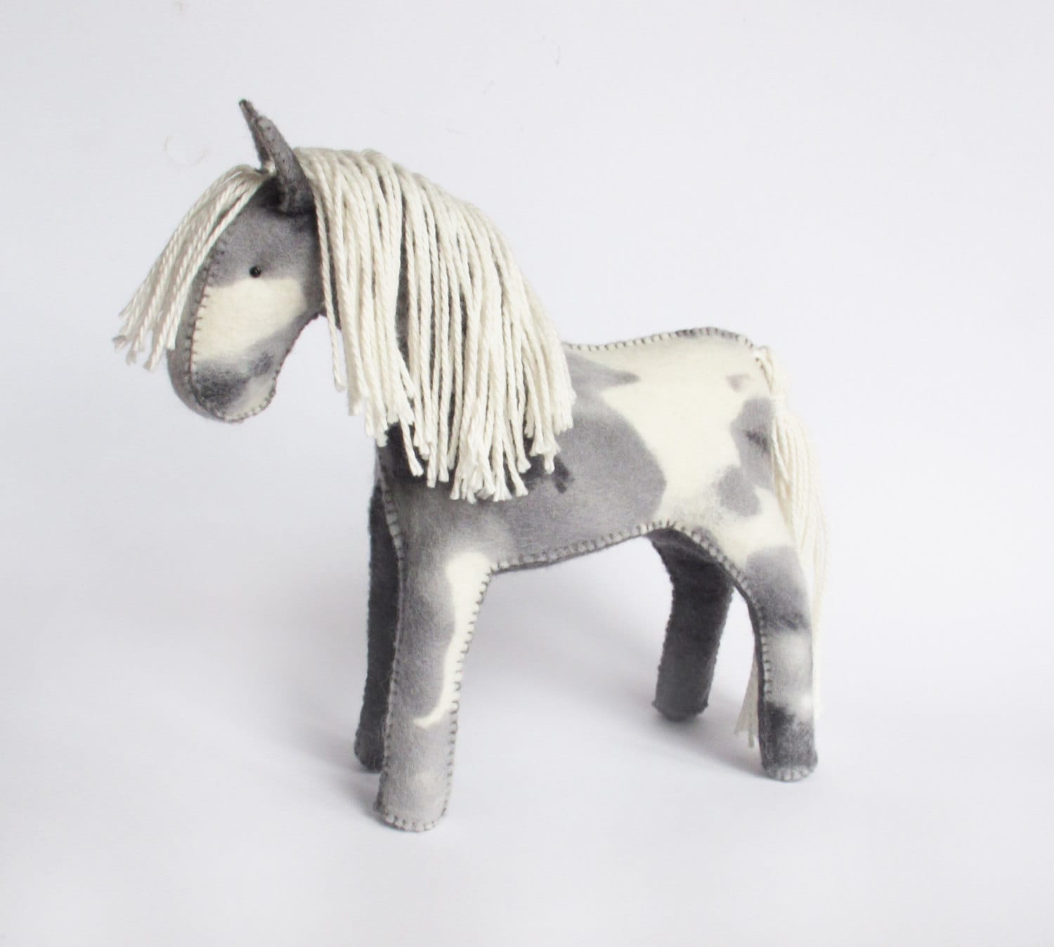 Felt Horse With Saddle and Bridle Sewing Pattern PDF Waldorf - Etsy