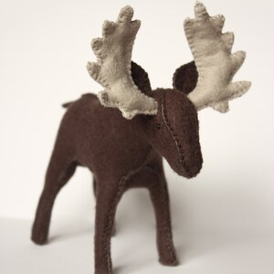 Felt Moose Felt Animal Sewing Pattern - PDF Pattern - Etsy