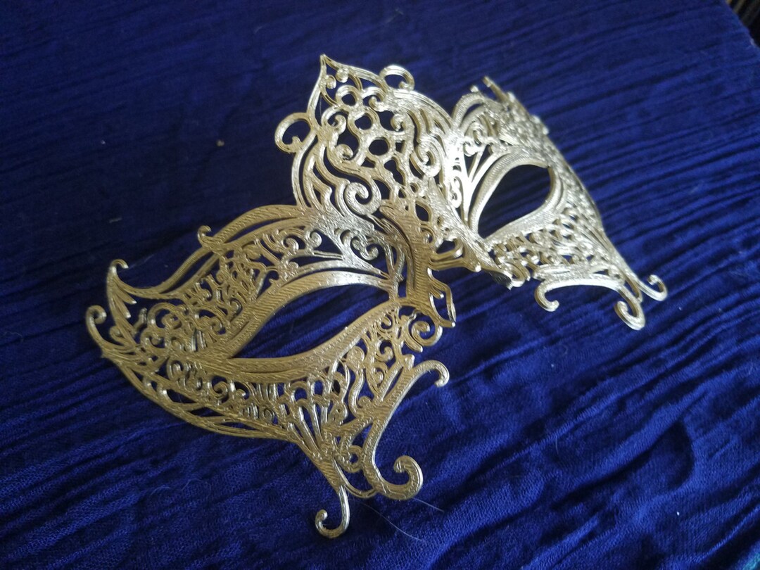 Regal Queen Filigree Masquerade Mask - 3d Printed - Great for Parties ...