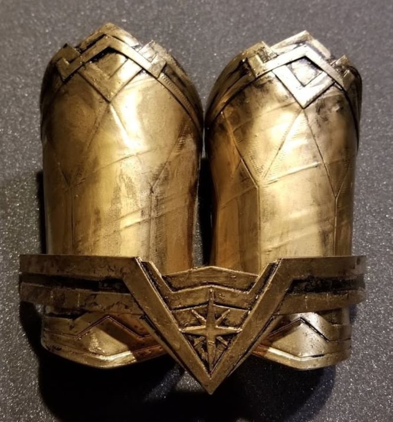 Wonder Woman Inspired Gauntlets & Tiara - 3D Printed - Etsy