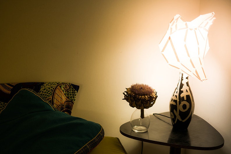 FOX MEDIUM / Do It Yourself Paper Lamp Shade - Etsy