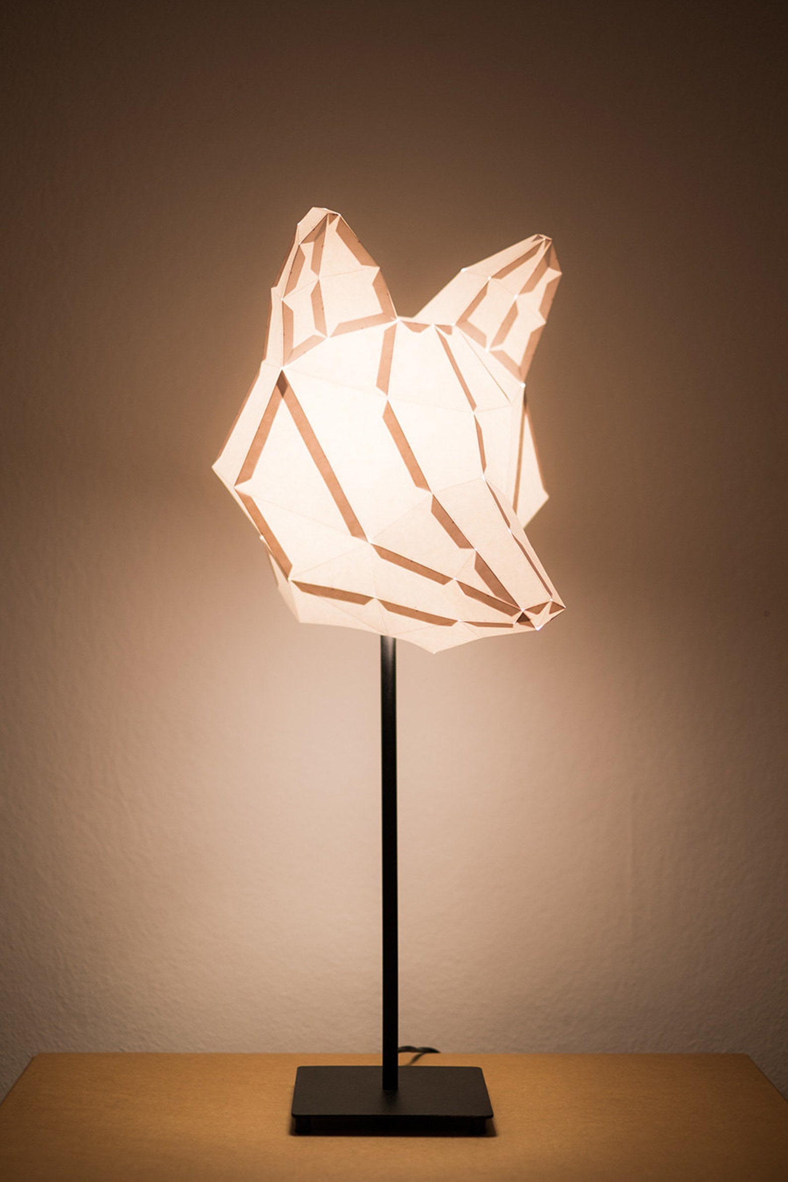 FOX MEDIUM / Do It Yourself Paper Lamp Shade - Etsy