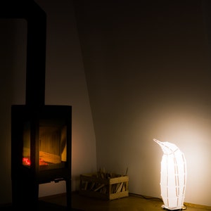 PENGUIN / Do It Yourself Paper Lamp Shade - Etsy