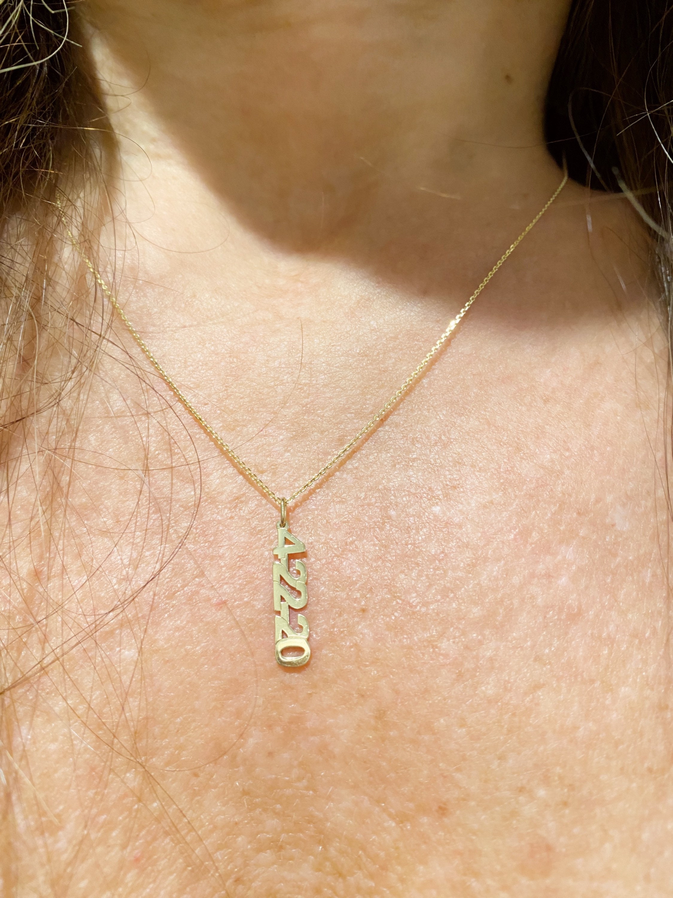 14k Yellow Gold Special Date | Etsy