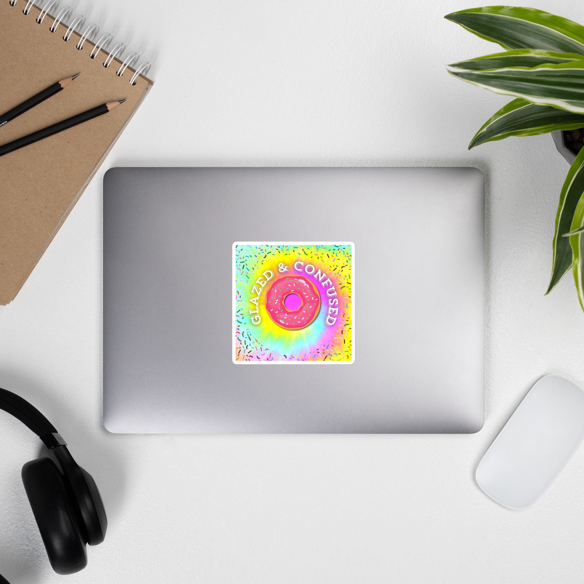 Glazed & Confused - Sticker - Etsy