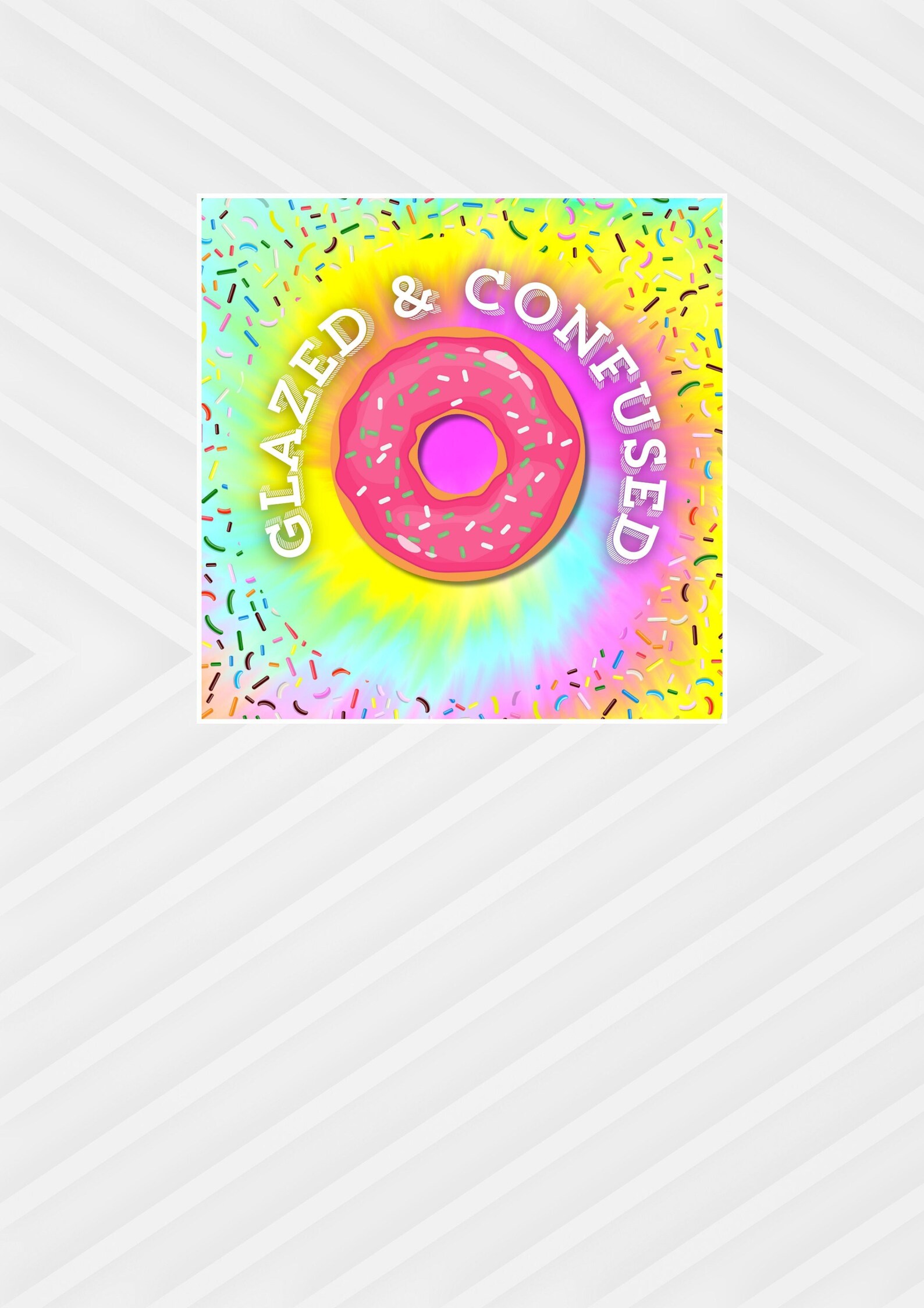 Glazed & Confused - Sticker - Etsy