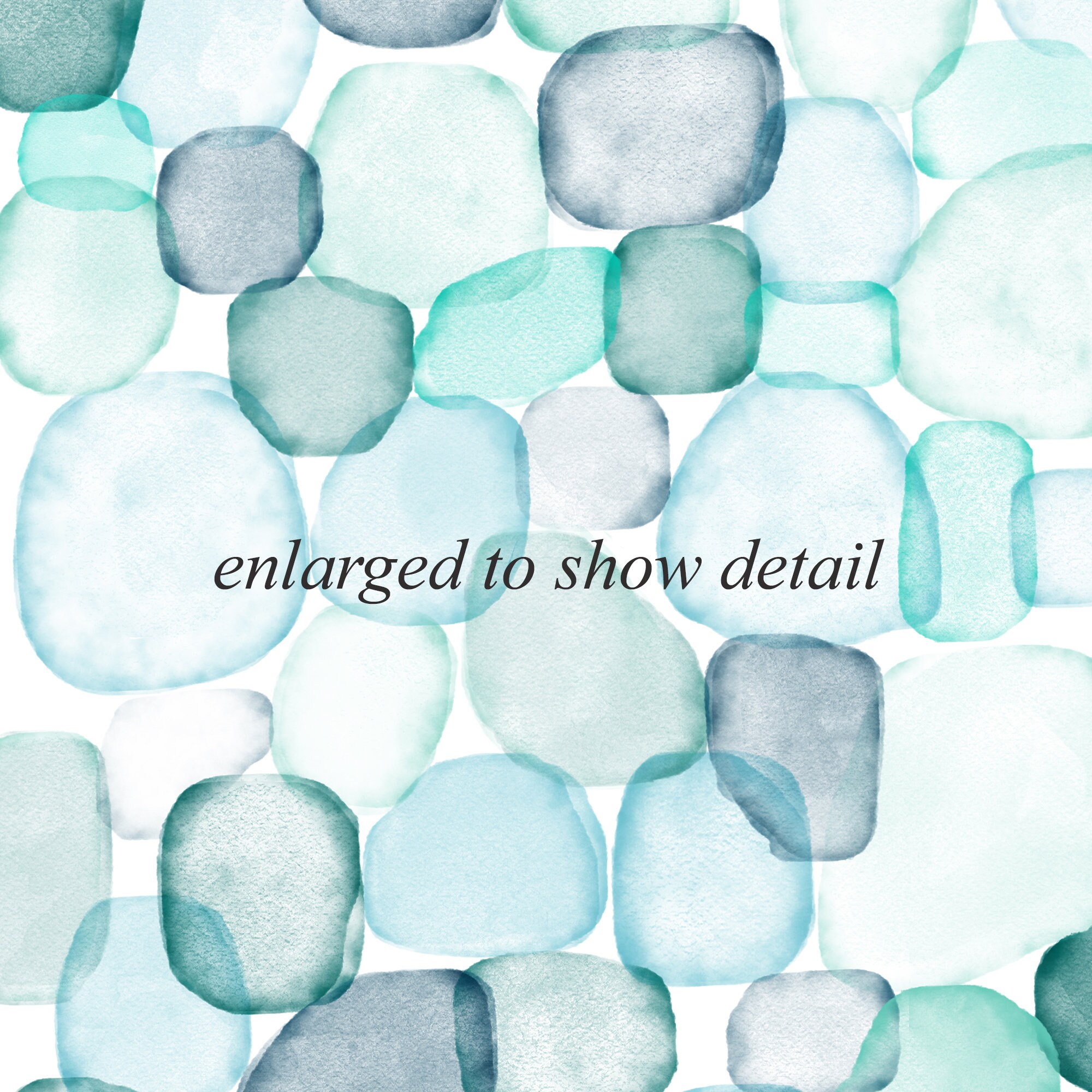 Sea Glass Pieces Watercolor Printable Wall Art // Downloadable Print ...