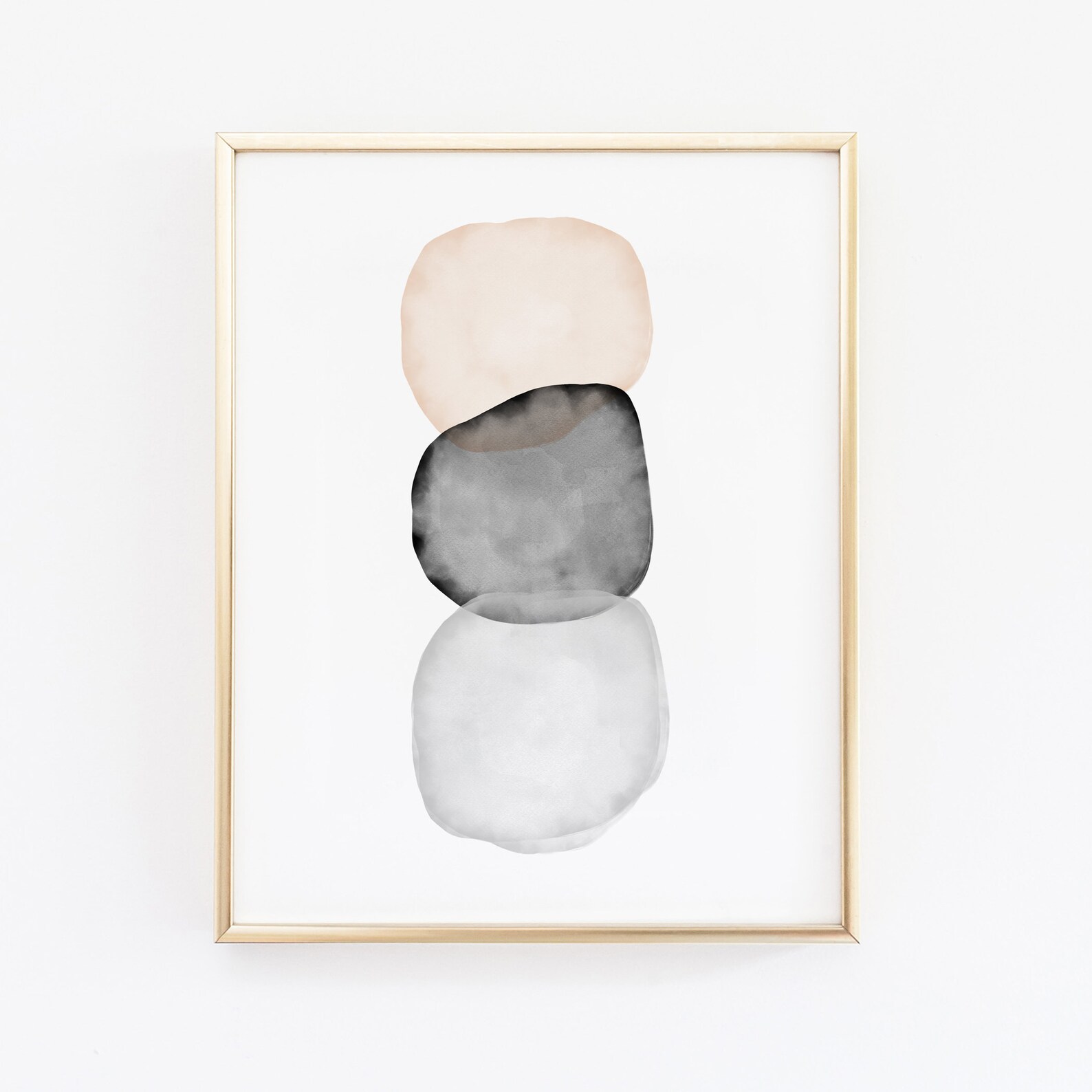 Neutral Abstract Shapes - Printable Wall Art // Downloadable Print ...