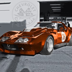 Chevrolet Corvette Vintage Racer - Fine Art Photo - Etsy
