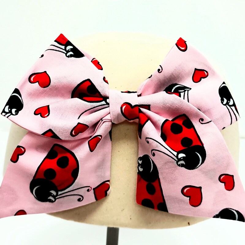 Ladybug Hair Bow - Etsy