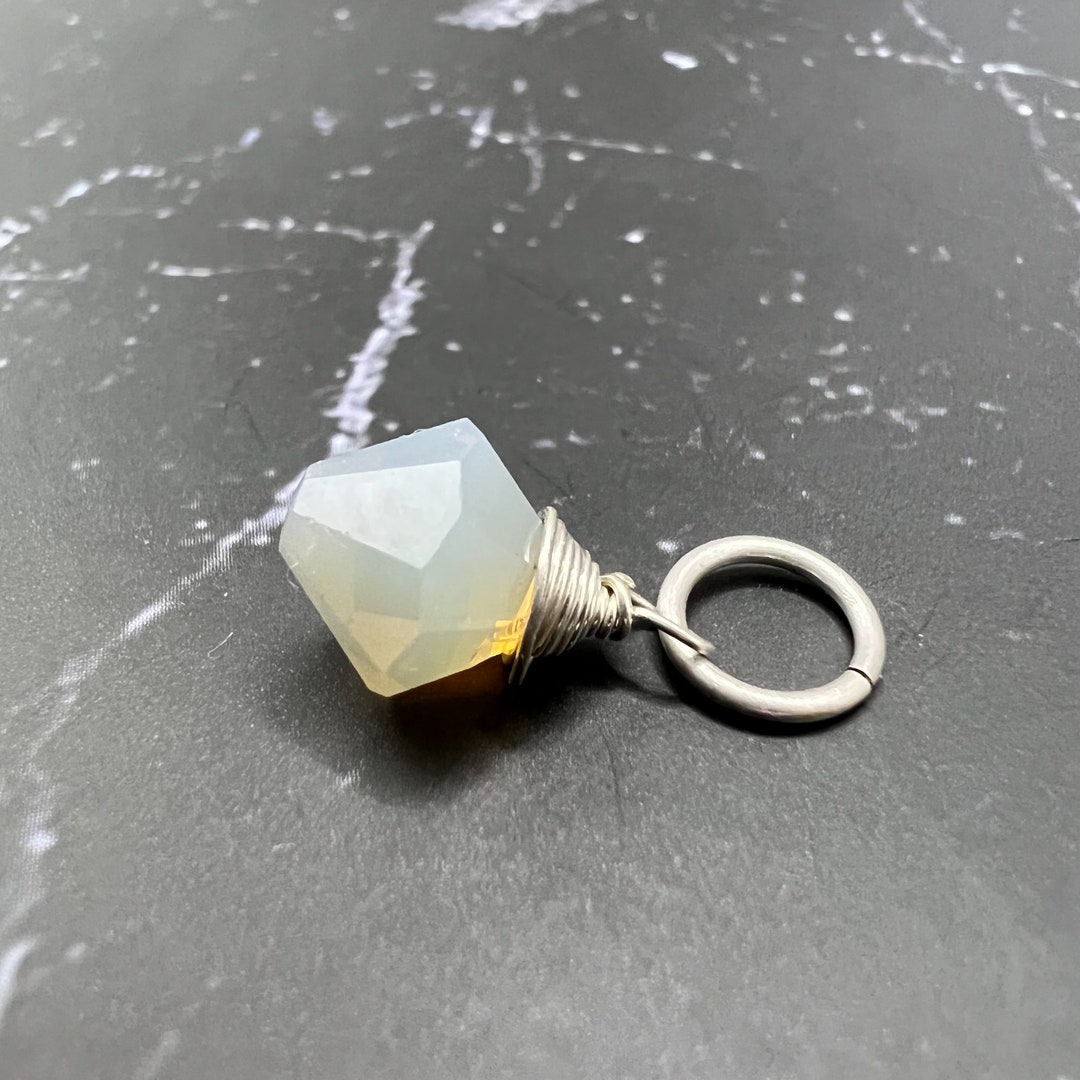 Opal Swarovski Crystal Bicone 8mm Drop Dangle Charm Pendant - Etsy