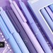 5pcs MOON STARS PENS Constellation Universe Gifts Aesthetic Moonlight ...