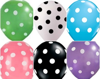Polka dot balloons | Etsy