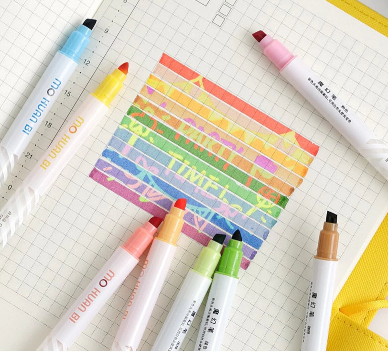 12pc COLOR CHANGING MARKERS Chameleon Mood Pen Set Colorized | Etsy