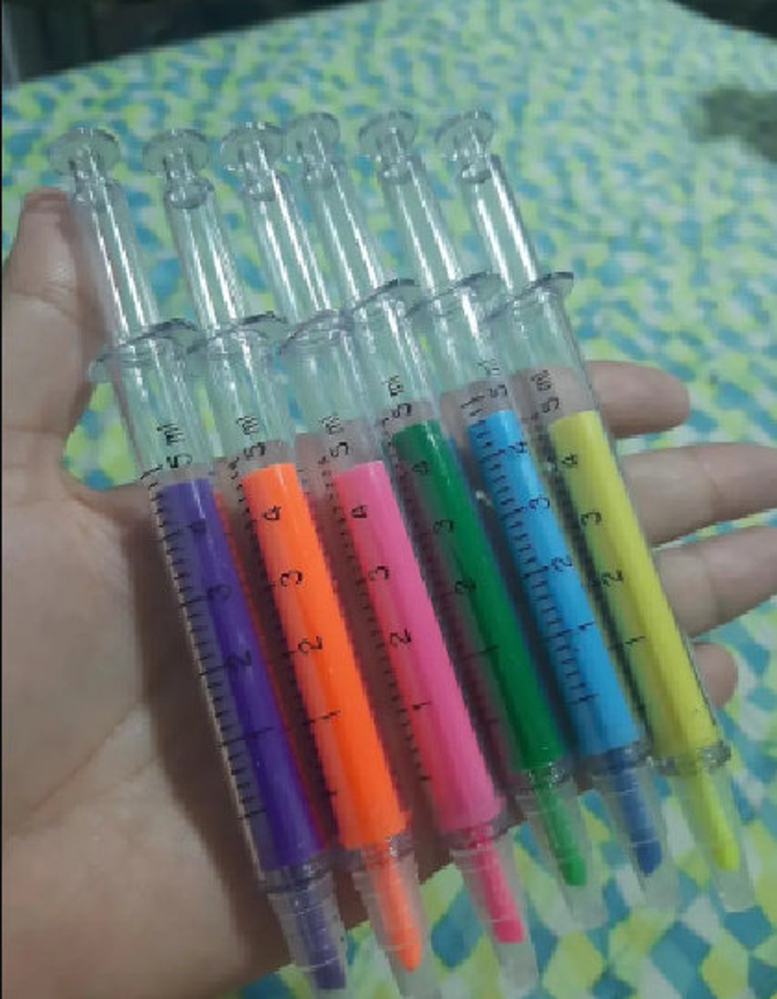 6pcs Art Syringe Pen Markers Aesthetic Coloring Girls Gift Doctor ...