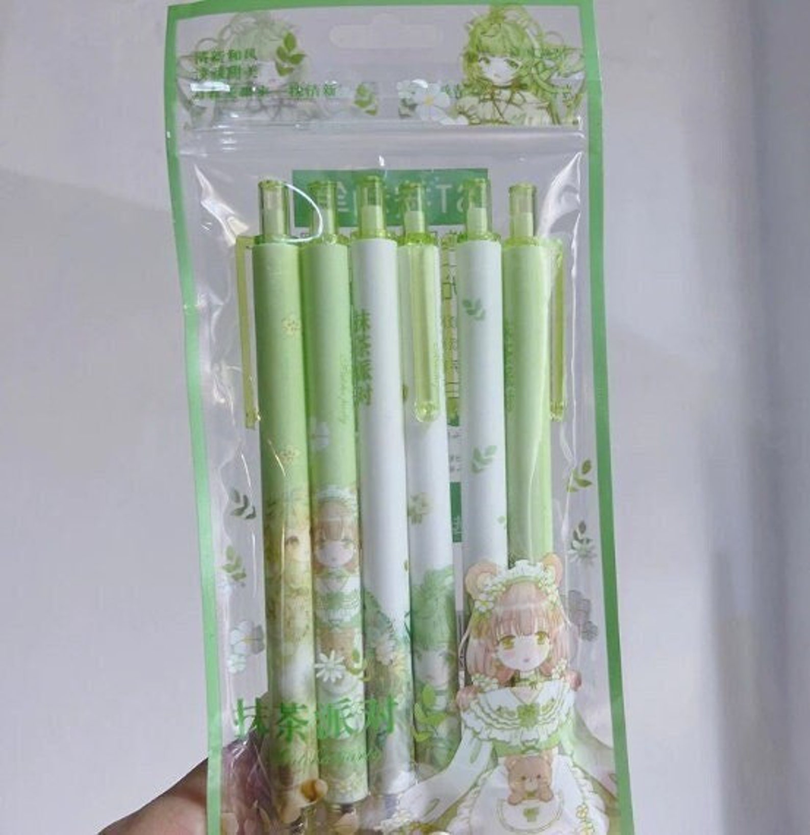6 Pc KAWAII CUTECORE PENS Mystical Witchy Forest Juk Journal Fairy ...