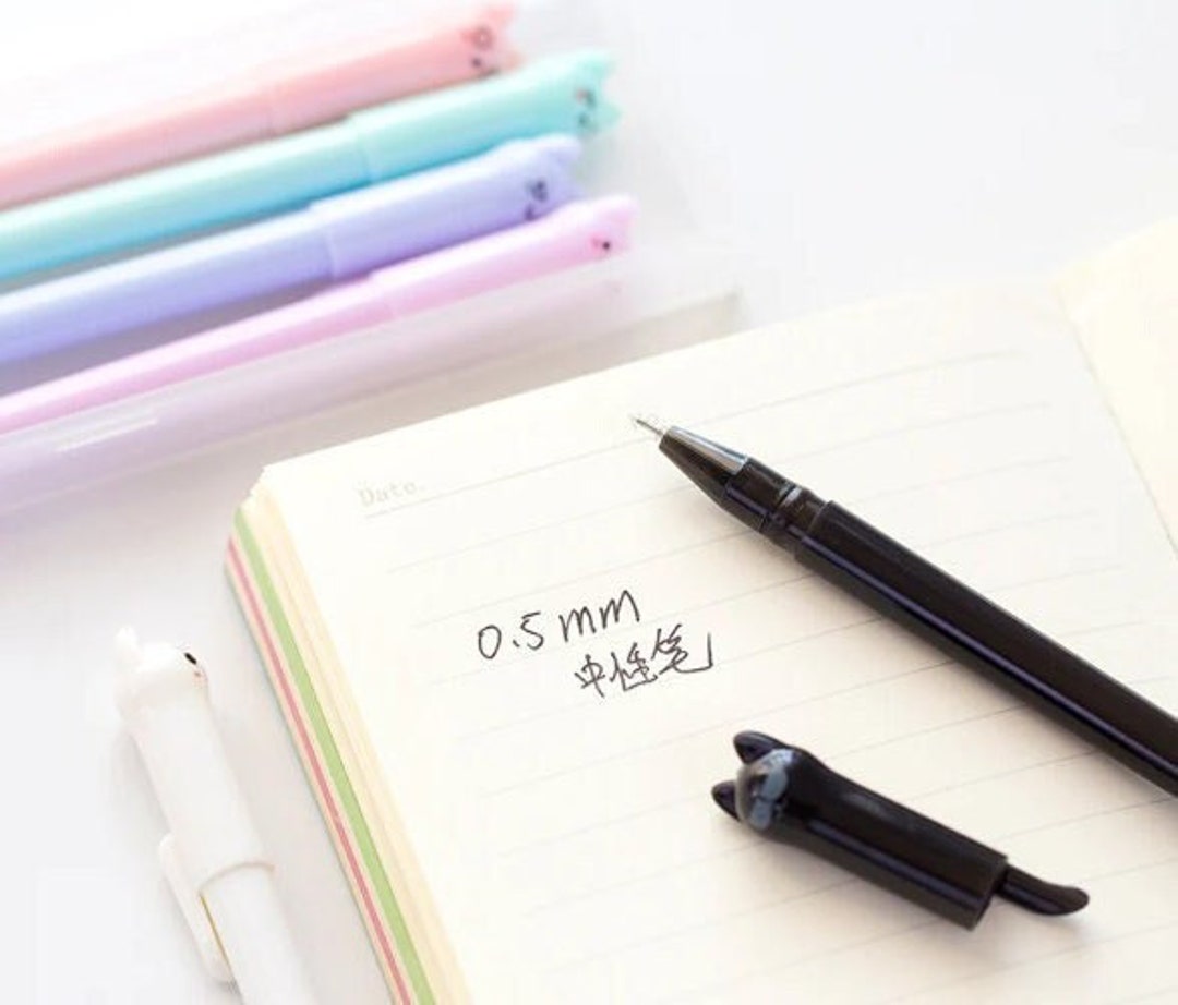 6pc/set Purrfect CAT PENS Lot Exclusive Tail Ears Design - Etsy