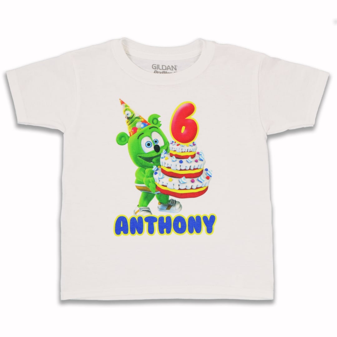Gummibär the Gummy Bear CUSTOM Birthday T-shirt - Etsy Canada