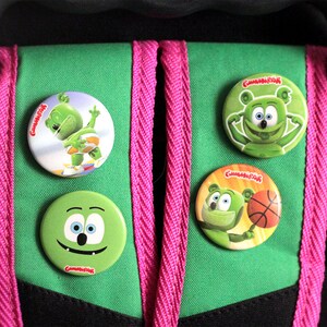 Gummibär (the Gummy Bear) 6 Button Set ~ Collectible Pins ~ Cute ...