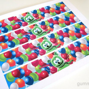 Gummibär the Gummy Bear Water Bottle Wrappers Birthday Party - Etsy