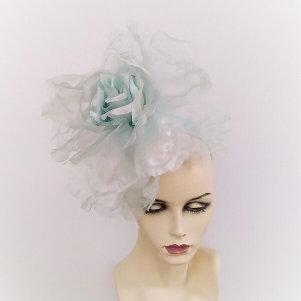 Aqua Fascinator - Etsy UK