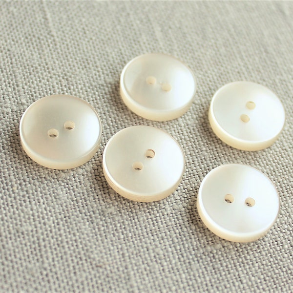 White Buttons - Etsy