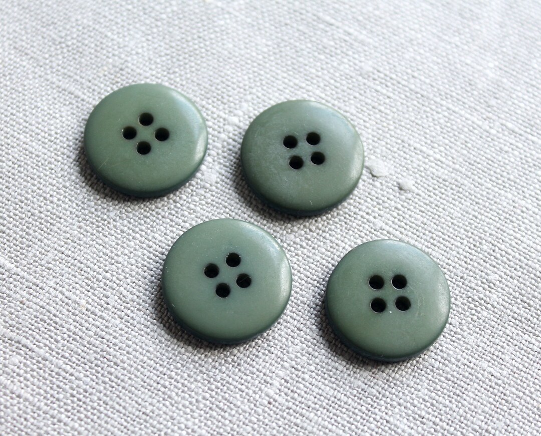 Vintage Green Buttons - Etsy