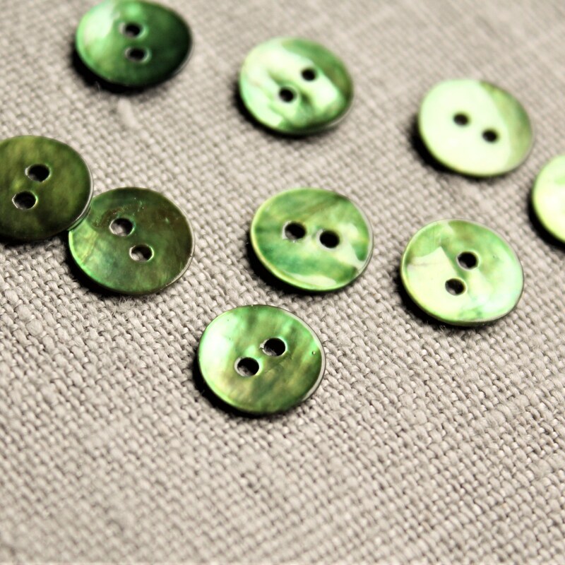 Green Buttons - Etsy