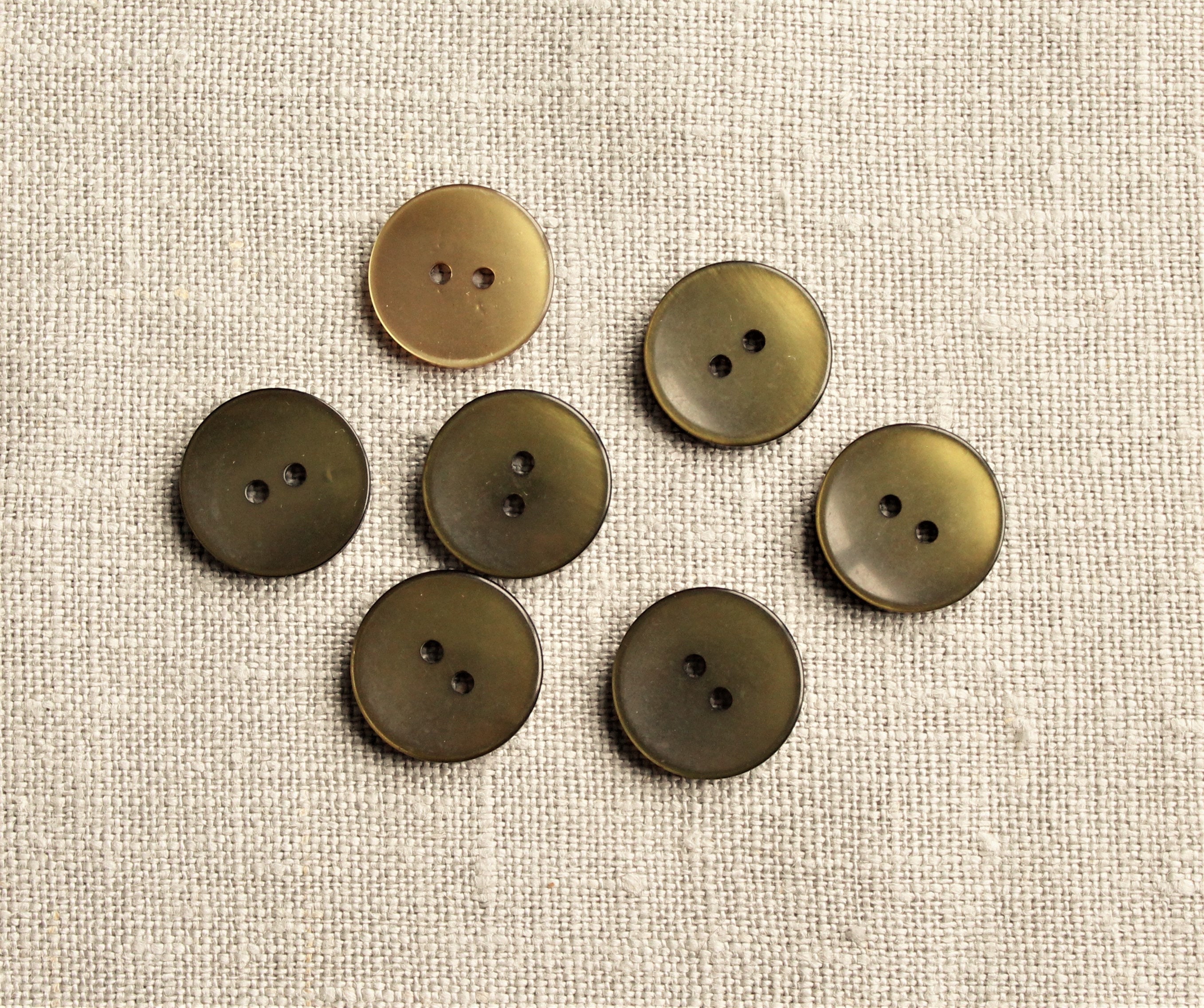 Vintage Olive Green Buttons - Etsy