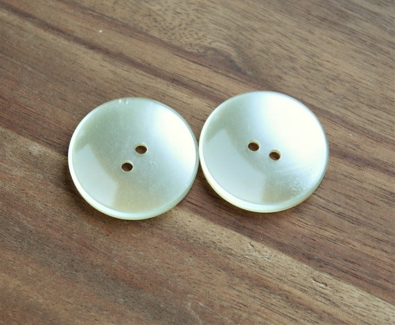 Vintage Large White Buttons from the 50's | Etsy