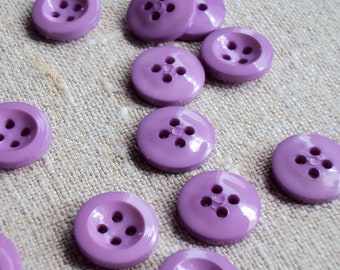 Vintage Purple Buttons - Etsy