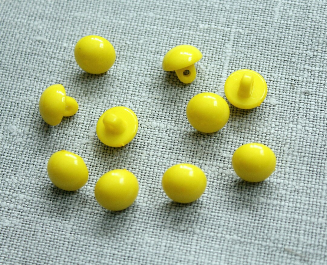 Yellow Buttons - Etsy