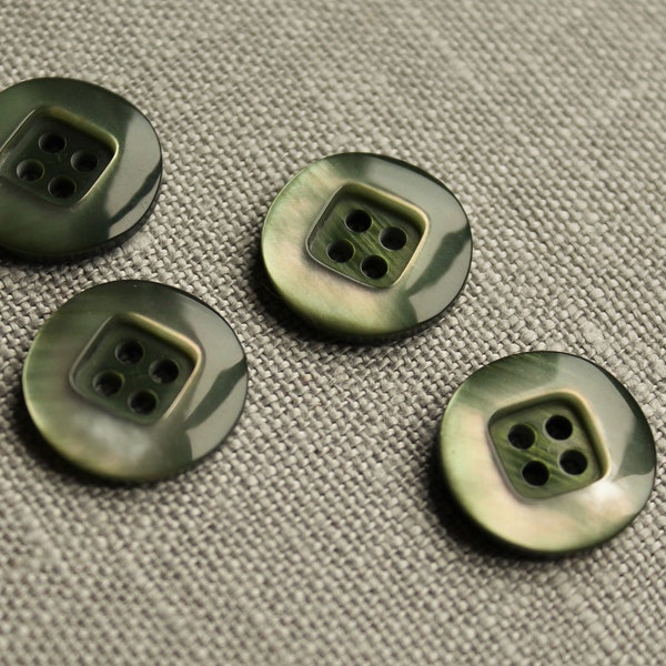 Green Buttons - Etsy