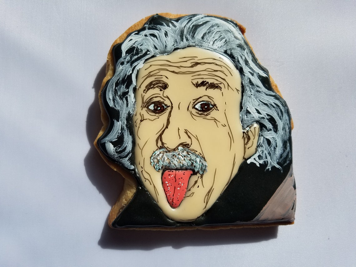 Albert Einstein Cookies. Half Dozen 6 Cookies | Etsy
