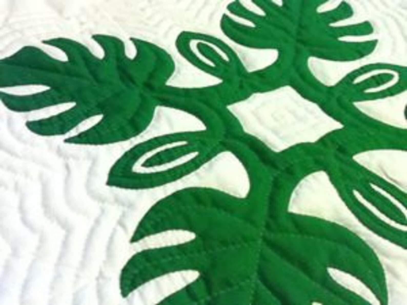 Hawaiian Quilt Pattern "monstera" 20 Inch X 20 Inch - Etsy