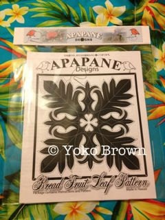 Hawaiian Quilt Pattern "ulu(bread Fruit) Leaf " 20 Inch X 20 Inch ...