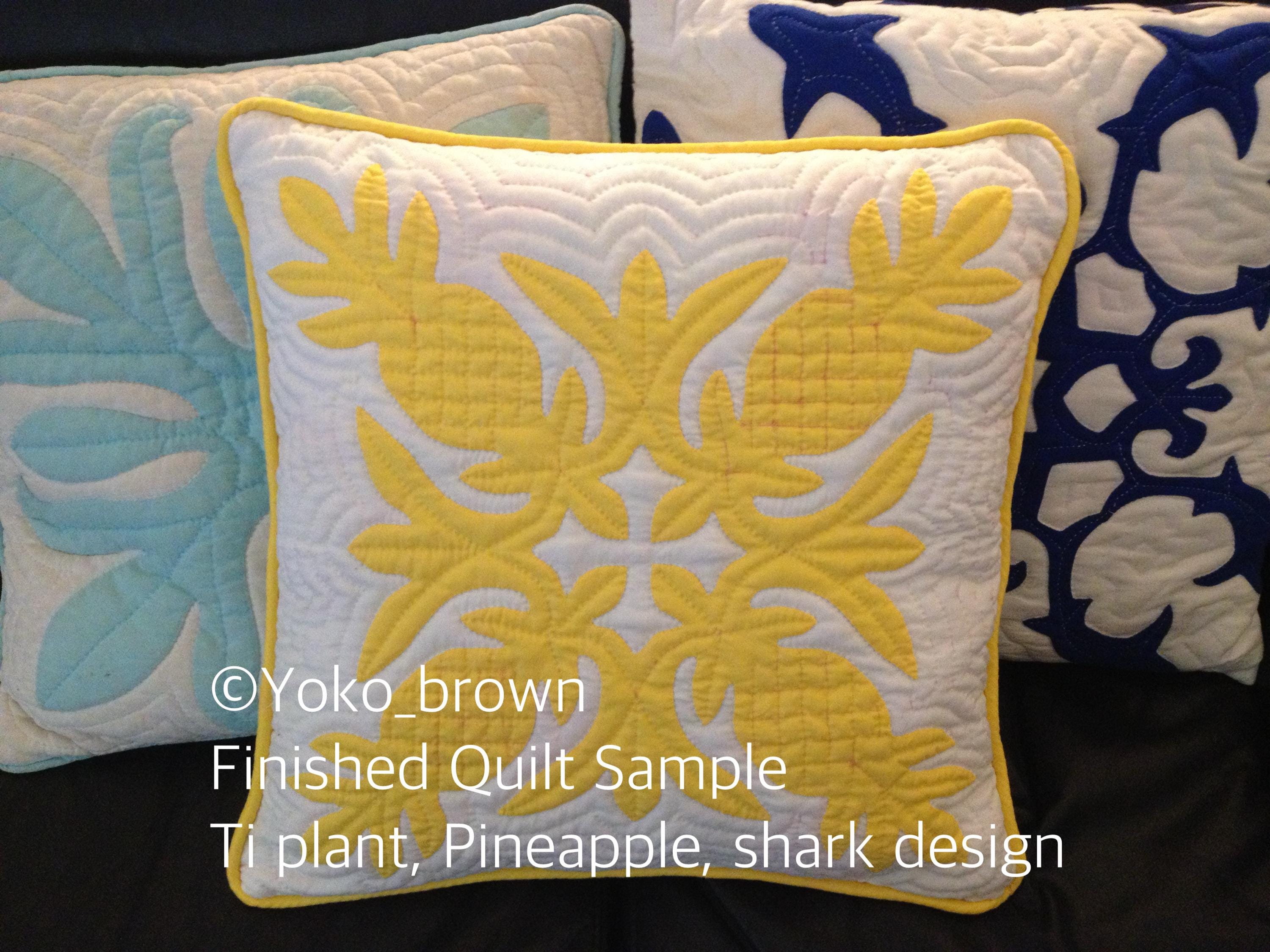 PDF! Pattern "pineapple" Hawaiian Quilt Pattern - Etsy