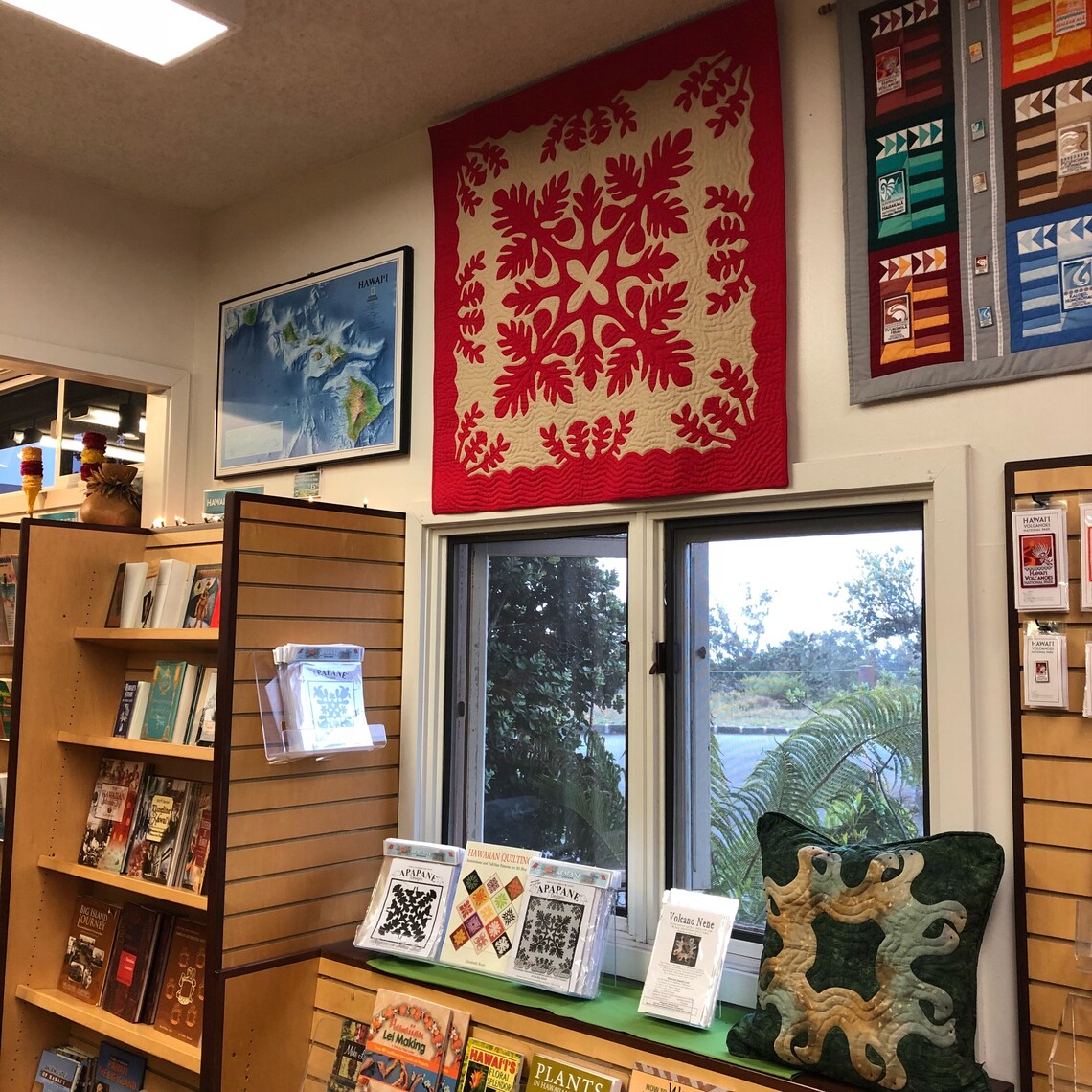 Hawaiian Quilt Pattern ulu O Moku O Keawe 42 Inch X 42 Inch - Etsy