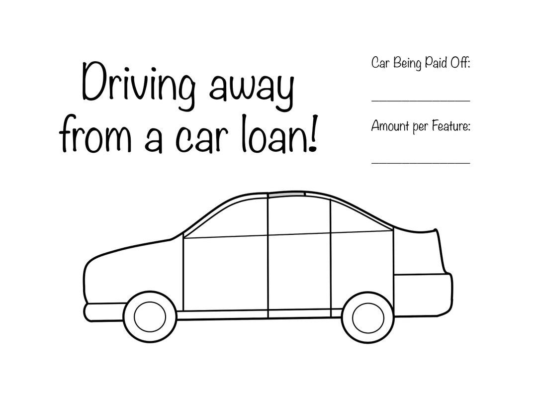 Car Loan Payoff Tracker: Printable Savings Goal Chart (PDF) - Etsy
