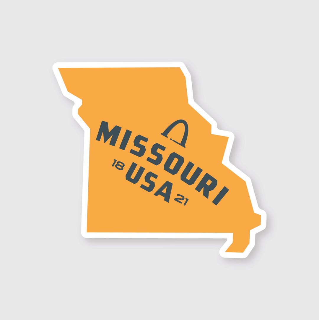 Missouri Simple Sticker - Etsy