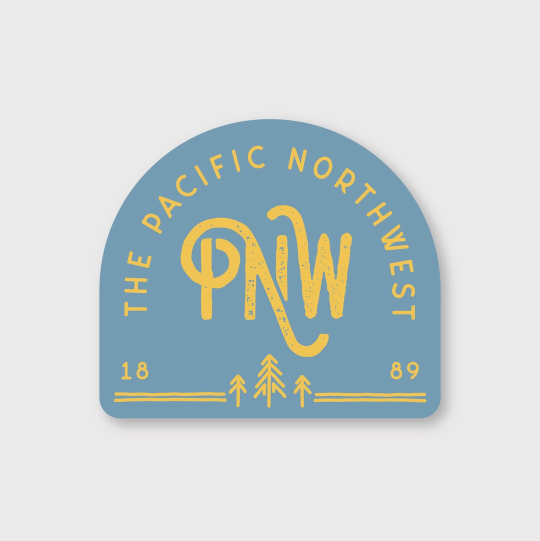 PNW 1889 Sticker - Etsy