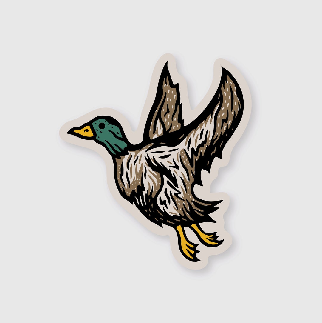 Mallard Duck Sticker - Etsy