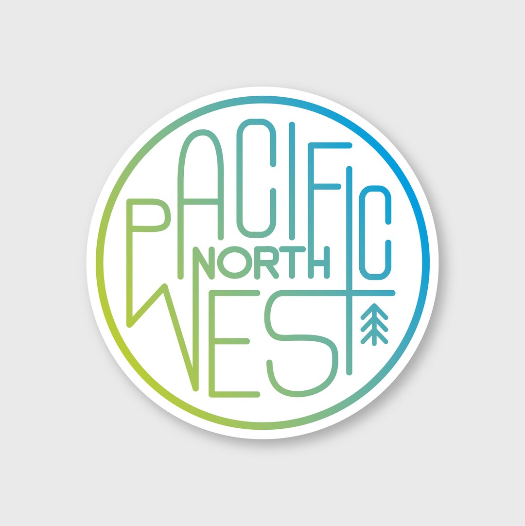 PNW Icon Sticker - Etsy